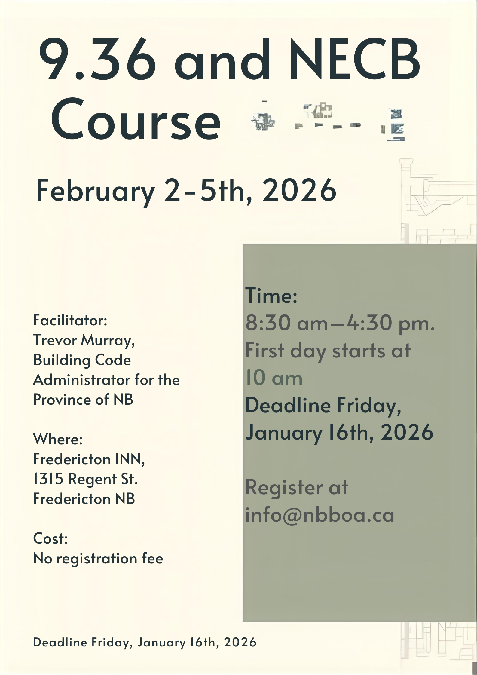 9.36 & NECB February 2-5th, 2026 - NBBOA